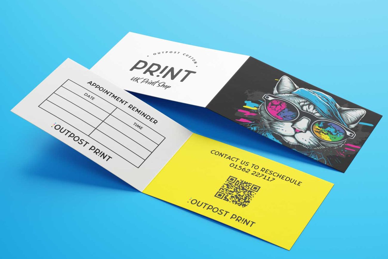 Folded Appointment Cards - Outpost Custom