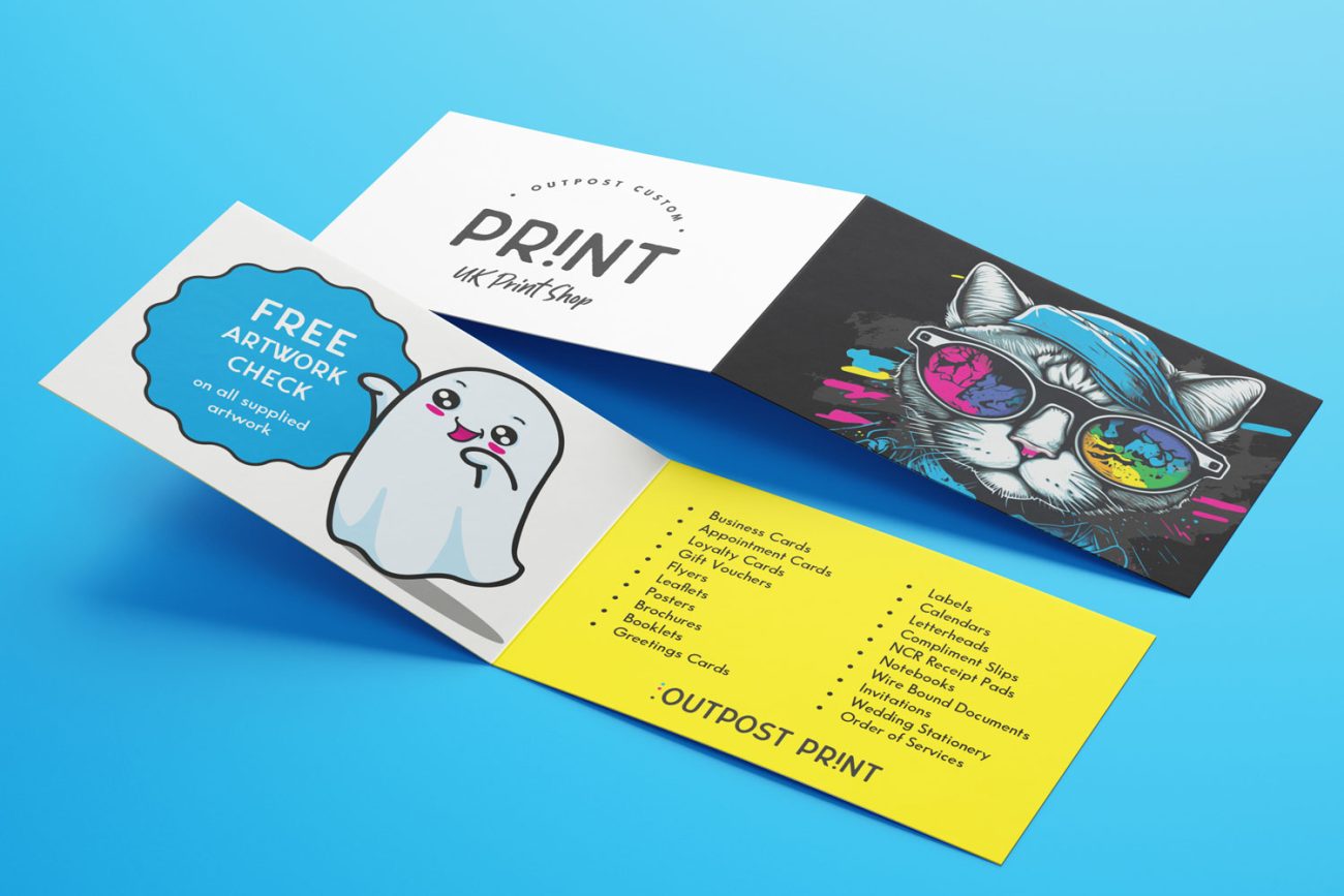 Folded Business Cards - Outpost Custom