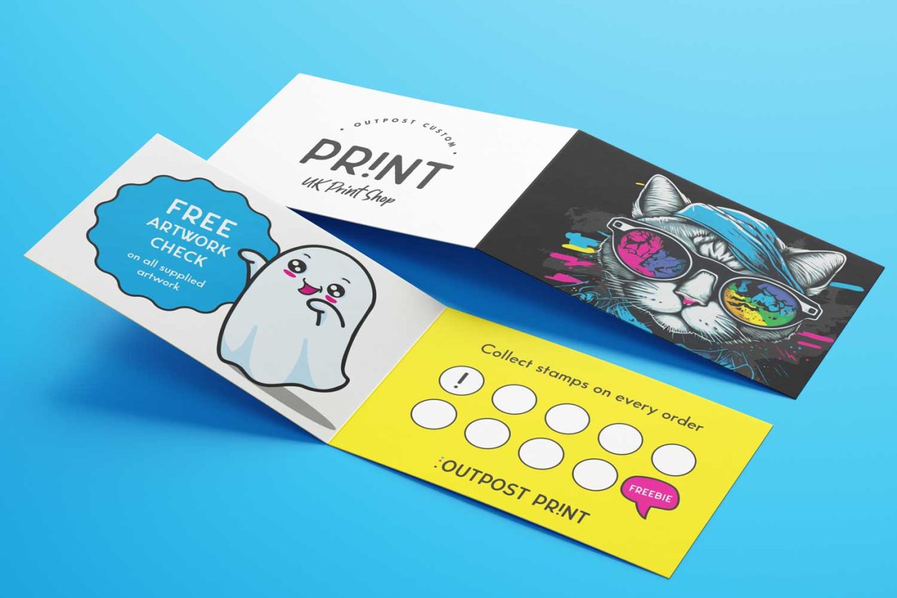 Folded Loyalty Cards - Outpost Custom