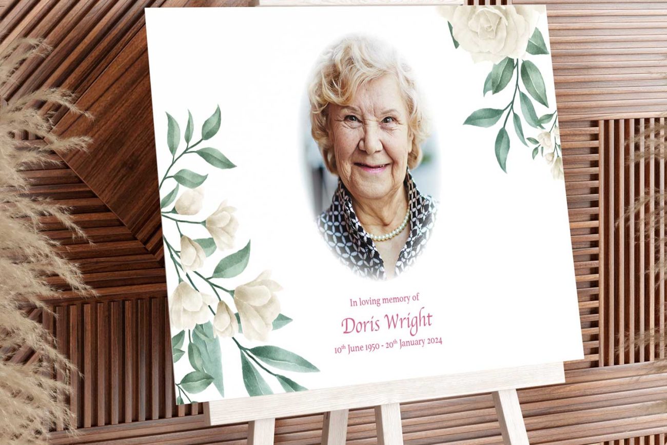 Funeral Memorial Sign - Outpost Custom