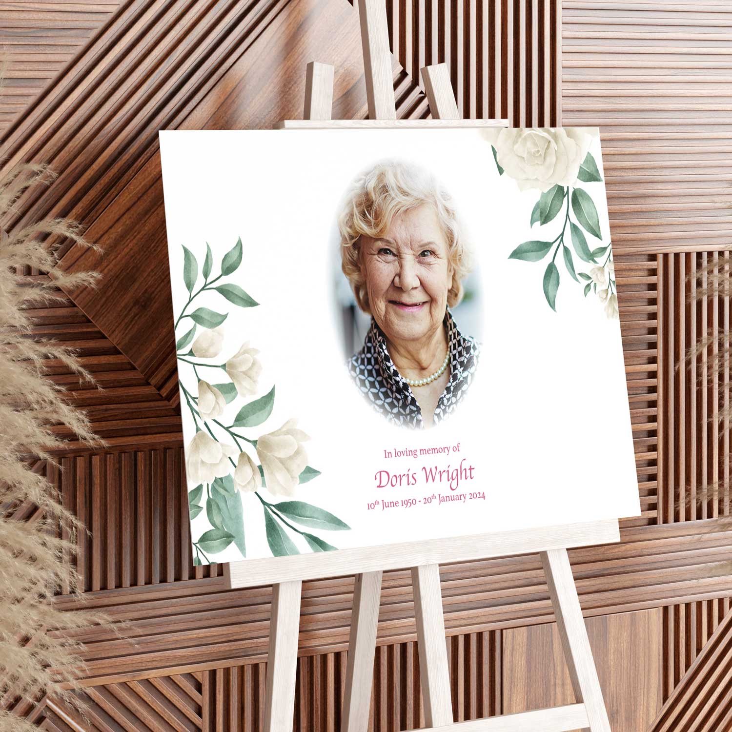 Funeral Memorial Sign - Outpost Custom